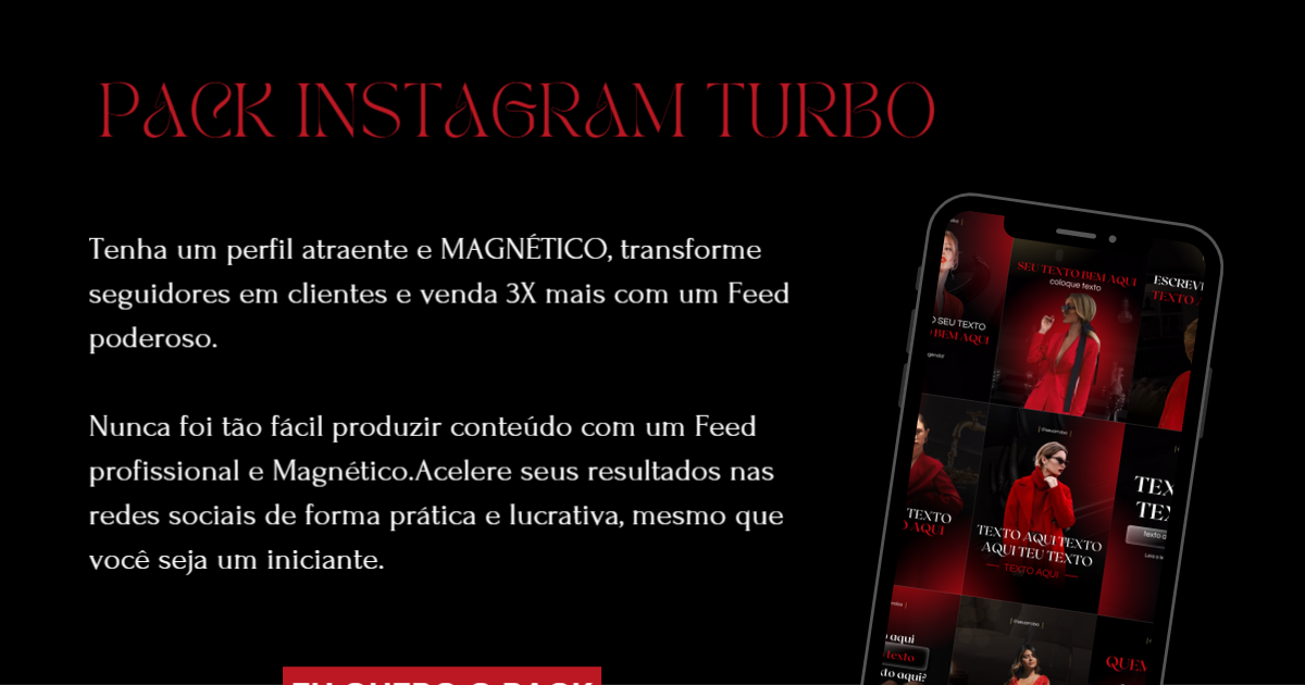Pack Instagram Turbo